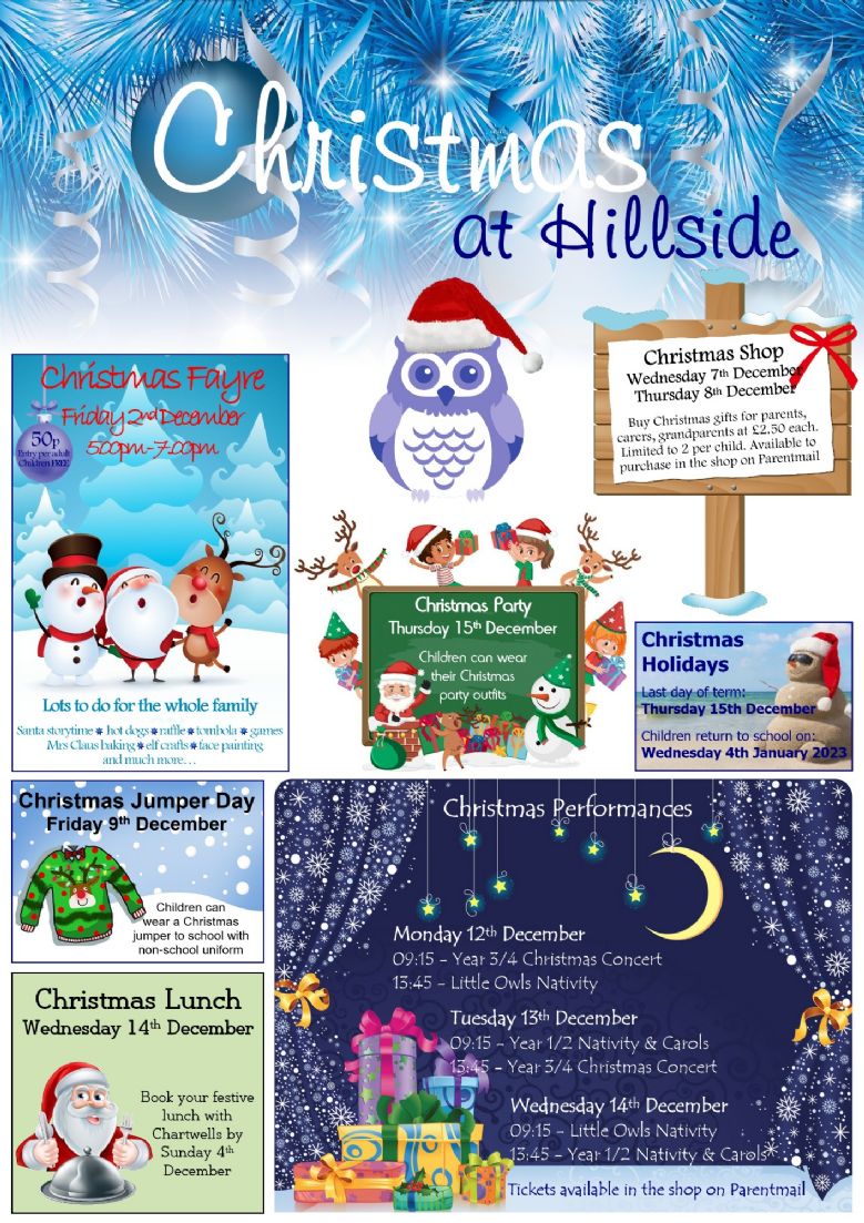 Hillside First School - Events Calendar